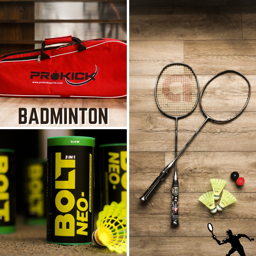 Buy Badminton Gears Online | Racket Lowest Price - Prokicksports.com