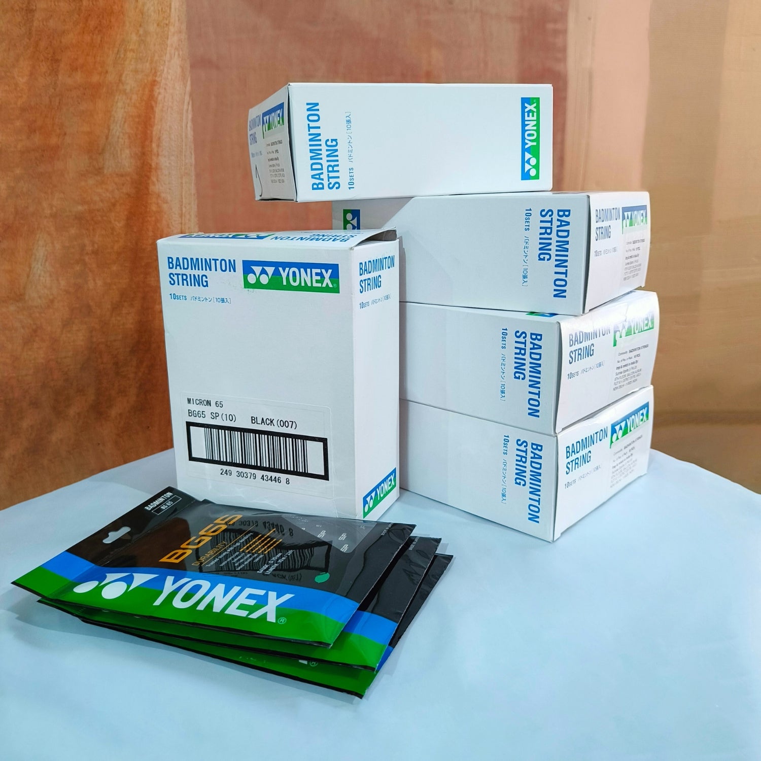 Yonex BG 65 Badminton Strings, 0.70mm – Assorted Colors (Pack of 20 ...